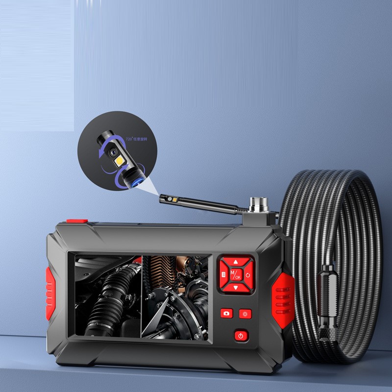 Camera nội soi công nghiệp F170 xoay 360 cáp cứng 8MM